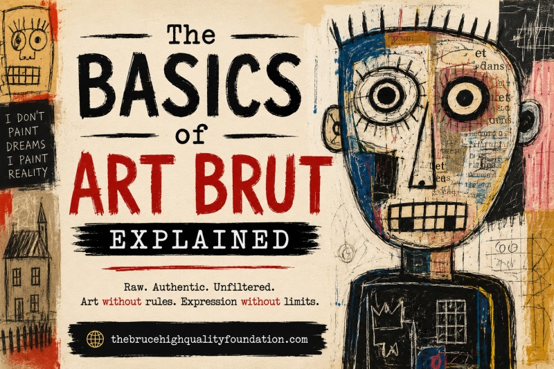 The Basics of Art Brut Explained: How Raw Art Differs from Outsider Art