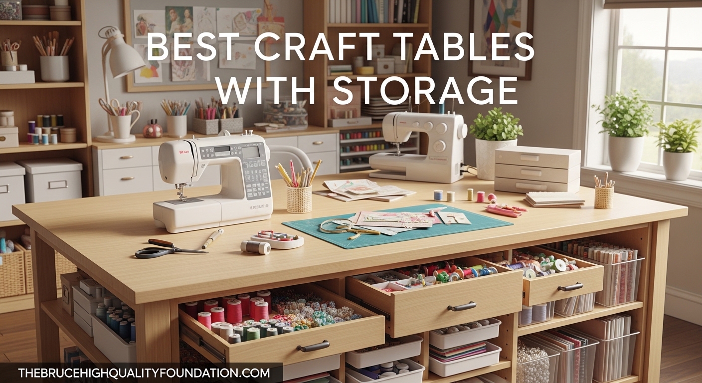 10 Best Craft Tables with Storage (June 2026) Expert Buying Guide