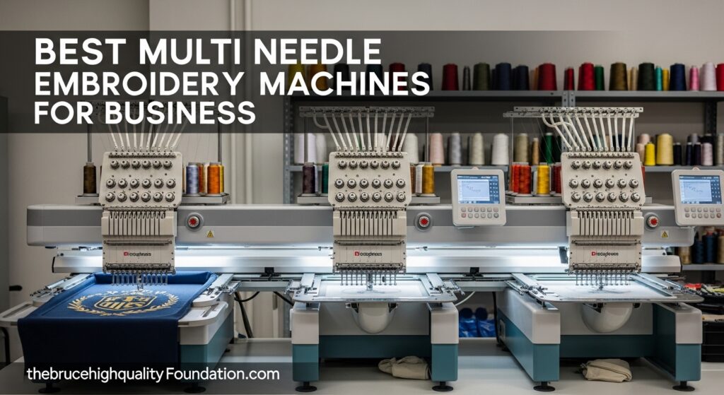 8 Best Multi Needle Embroidery Machines for Business (June 2026) Top Picks