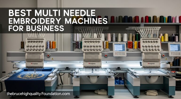 8 Best Multi Needle Embroidery Machines for Business (June 2026) Top Picks